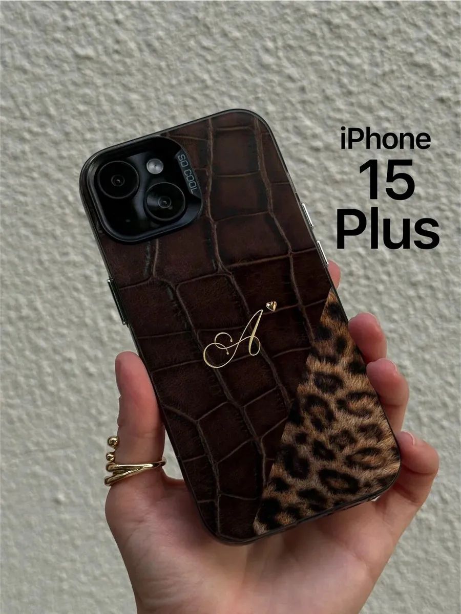 Чехол на Iphone 15 Plus с буквой а