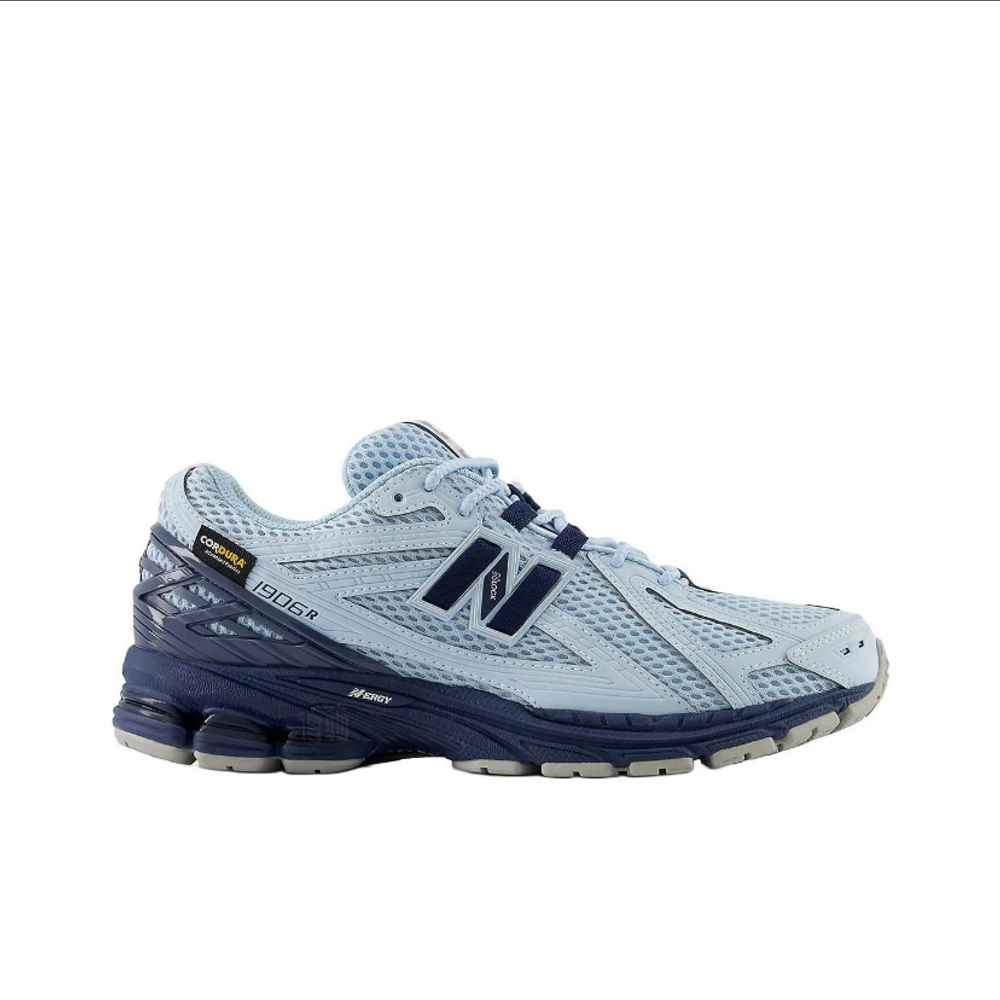 Кроссовки 1906R,2025-2026, New Balance 1906R, Sports, натуральная кожа, влагонепроницаемые, быстрая система шнуровки, мужчины, женщины, классический, беговые, EU, синий, EU41.5,41.5