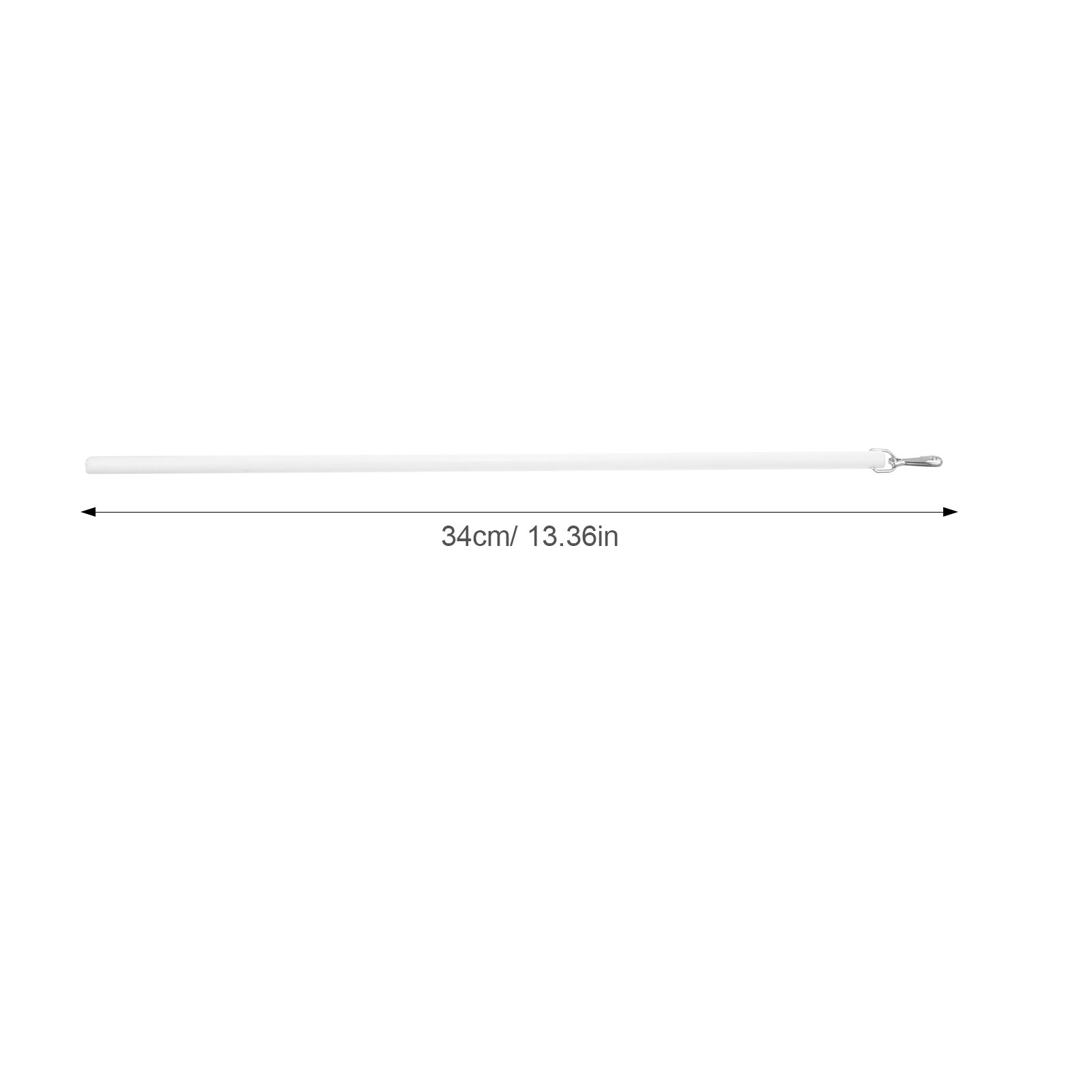 Шторная Ручка С Металлическим Фиксатором Для Тюля И Штор 34.00X1.00X1.00Cm