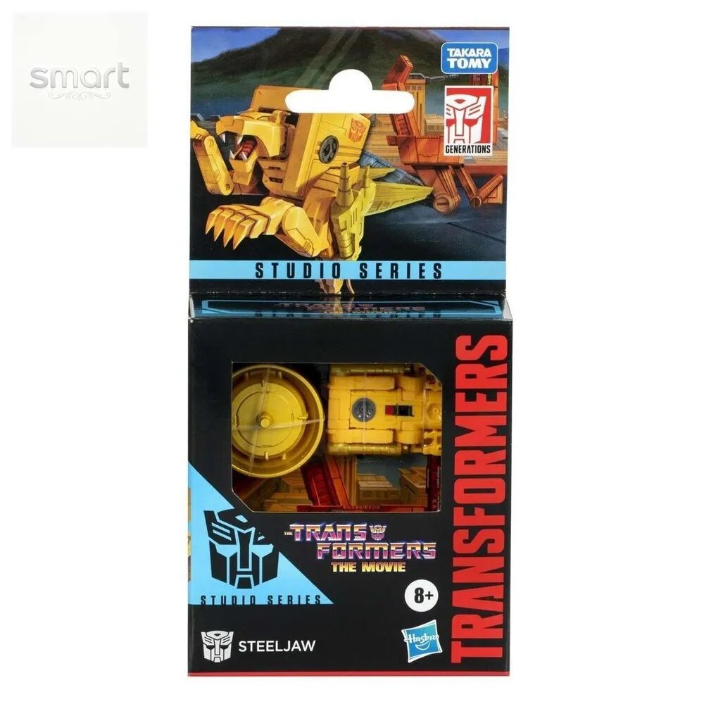 Трансформеры хасбро Игрушка Steeljaw Core Class Transformers Studio Series Transformers: The Movie 86 8.9cm