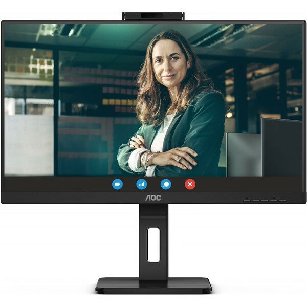 Монитор AOC 27 Pro Q27P3QW черный IPS LED 16:9 HDMI M/M Cam матовая HAS Piv 1000:1 350cd 178гр/178гр