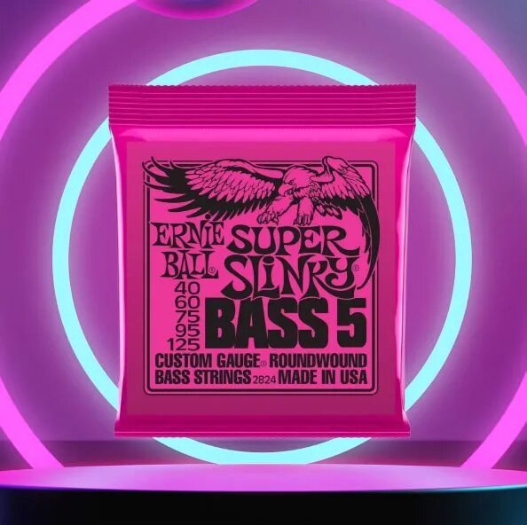 Струны для бас-гитары Ernie Ball 2824, 40-125