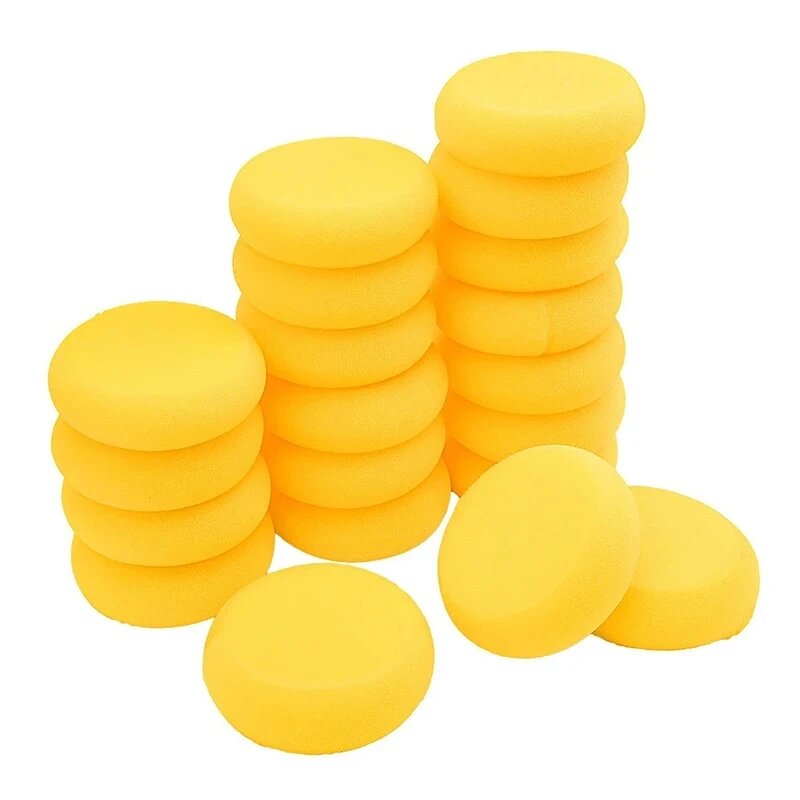 Керамические губки для рисования yellow sponge 20pcs