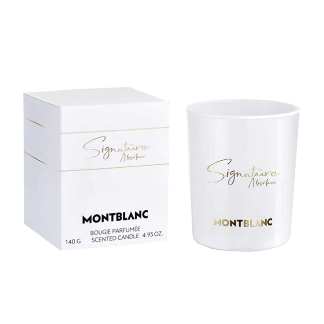 Свеча для дома Montblanc Signature Absolue 140 гр - Монблан Сигнатур Абсолю