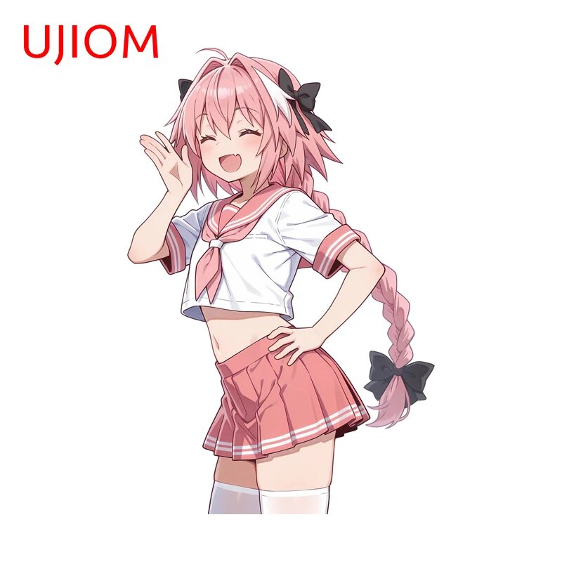 Наклейка на стену UJIOM Astolfo Кролик Розовый, 13cm, YT-613681