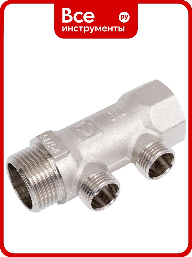 Коллектор, 1х2 вых. 1/2 нар. Valtec VTc.500. N.0602