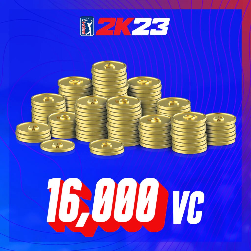Дополнение PGA TOUR 2K23 16,000 VC Pack, цифровое издание PlayStation 4, регион Индонезия / код пополнения баланса