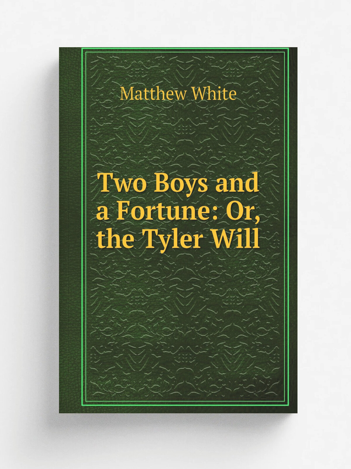 Two Boys and a Fortune: Or, the Tyler Will | Matthew White | Репринт