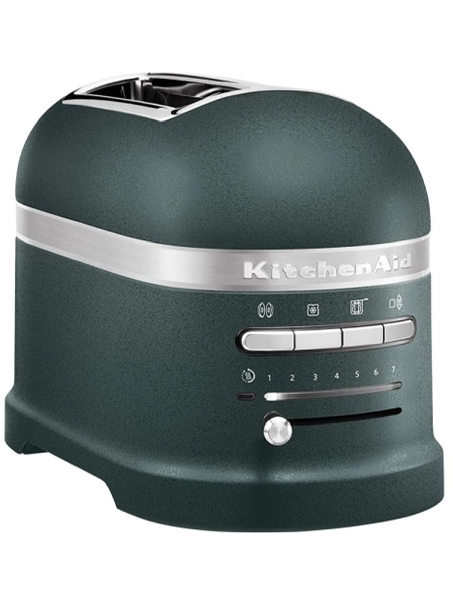 Тостер KitchenAid 5KMT2204EPP, 1250 Вт, 4 режима, 7 степеней обжаривания, решетка для сэндвичей, поддон для кроше