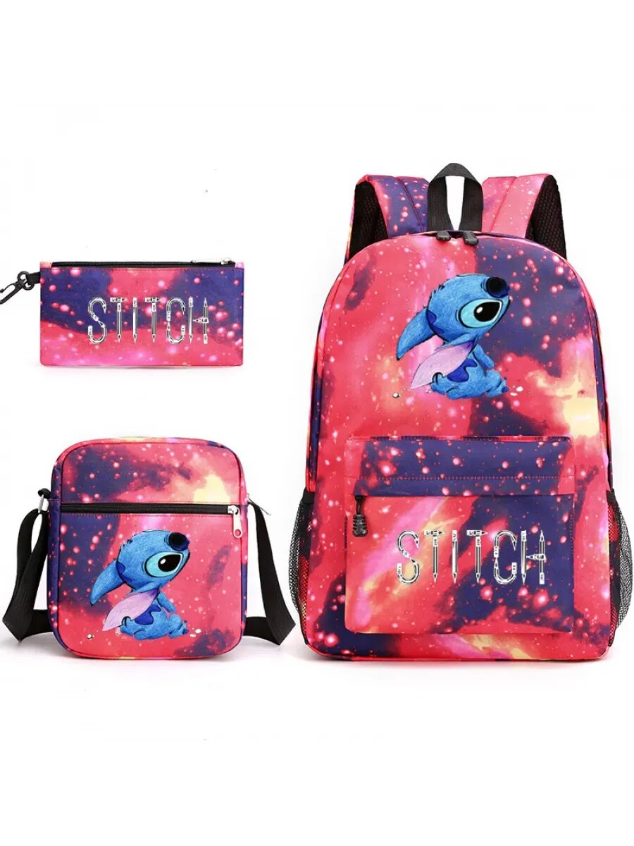 Рюкзак Stitch 3 в 1 + сумка + пенал