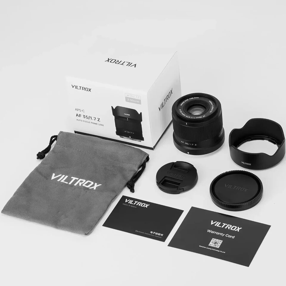 Viltrox APS-C 25/35/56 мм F1.7 Объектив для Fuji X Nikon Z Mount Sony E