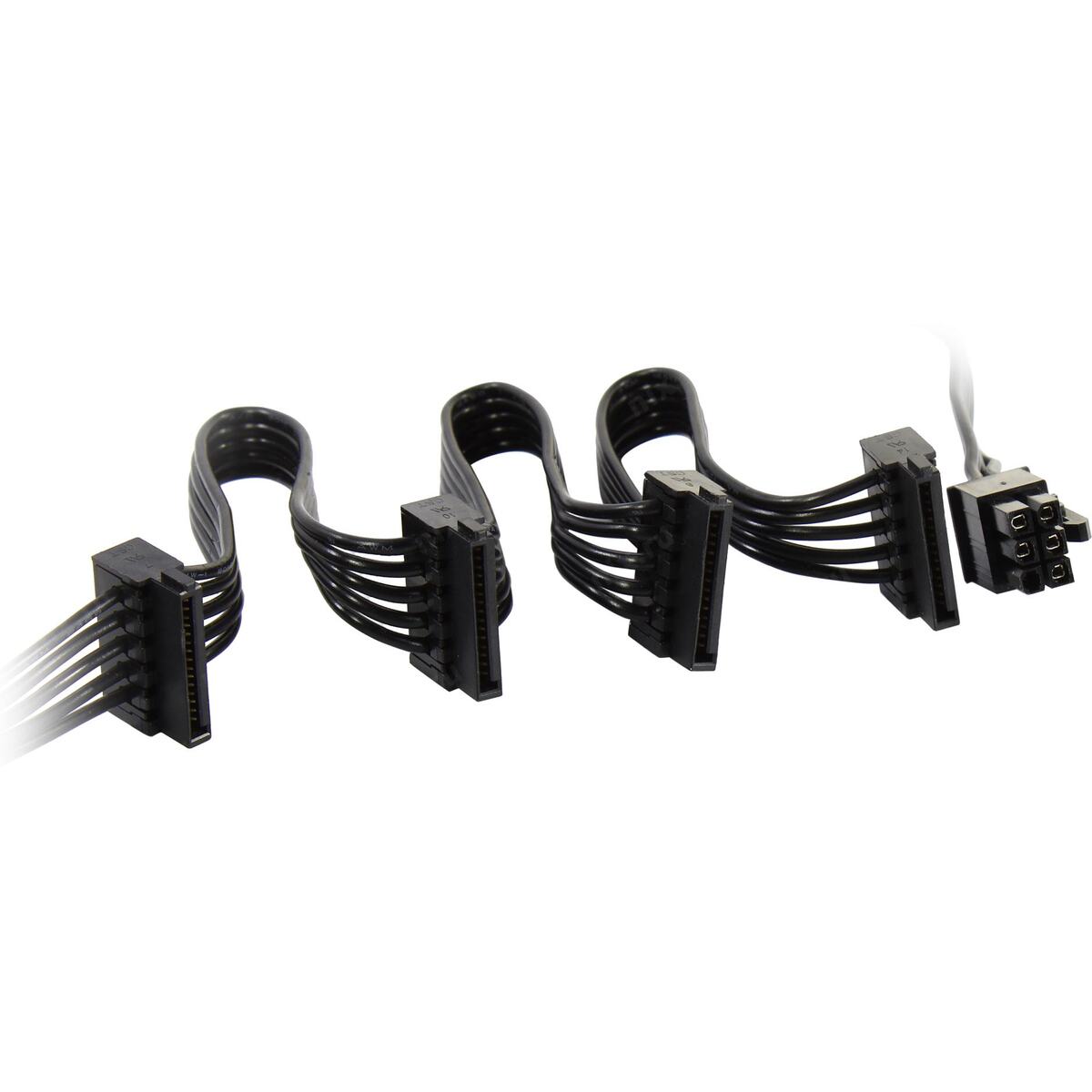 Кабель питания 6pin- 4xSATA — фото 1