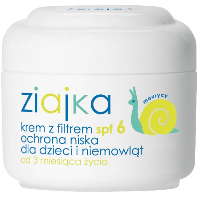 Крем для ухода за кожей Ziaja Ziajka, крем для детей с SPF 6, 50 мл