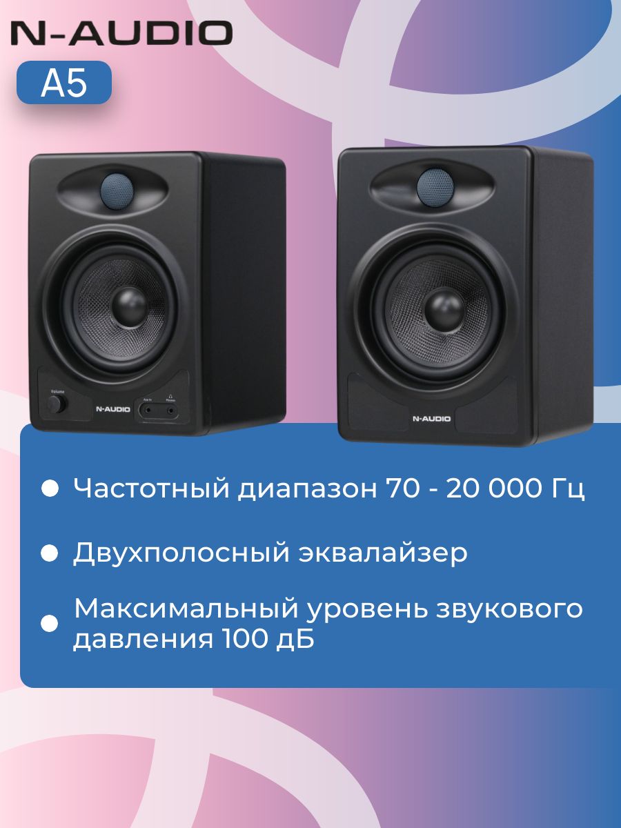 Студийные мониторы N-Audio A5 — фото 1