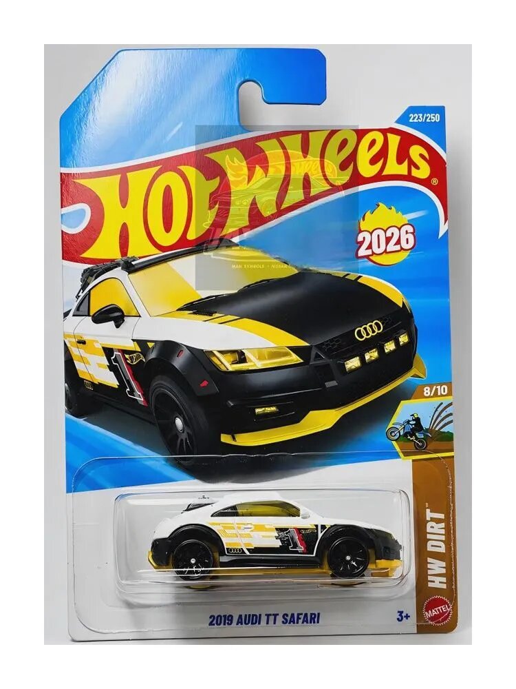 Машинка Mattel Hot Wheels 1:64 Basic Car 2026M C4982 2019 Audi TT Safari
