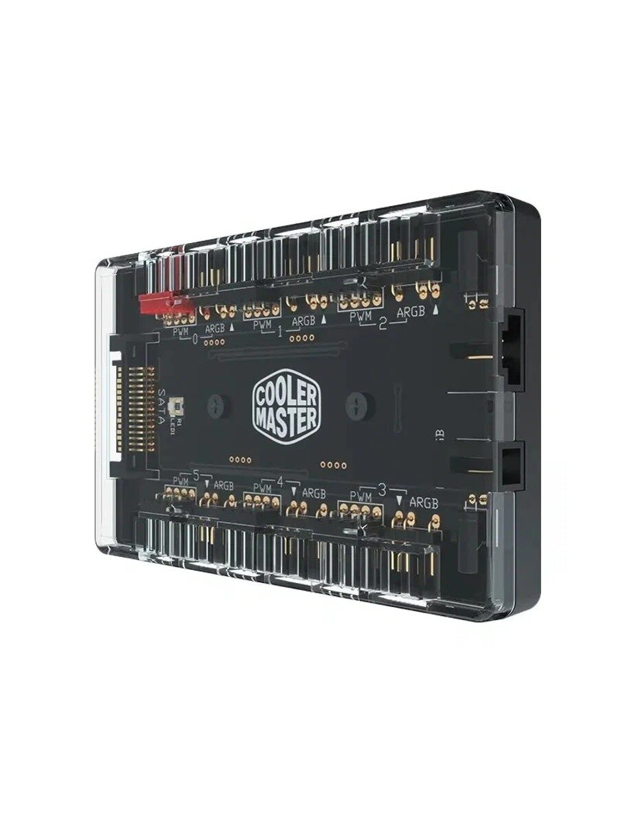Cooler master MasterFan ARGB&PWM концентратор вентиляторов (сочетание концентратора ARGB удобного и