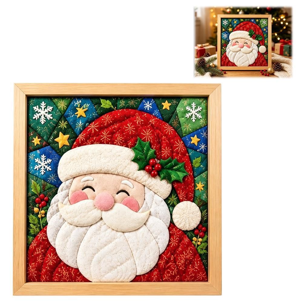 Набор для рисования картины из ткани, рождественский, без шитья, 20x20 см
