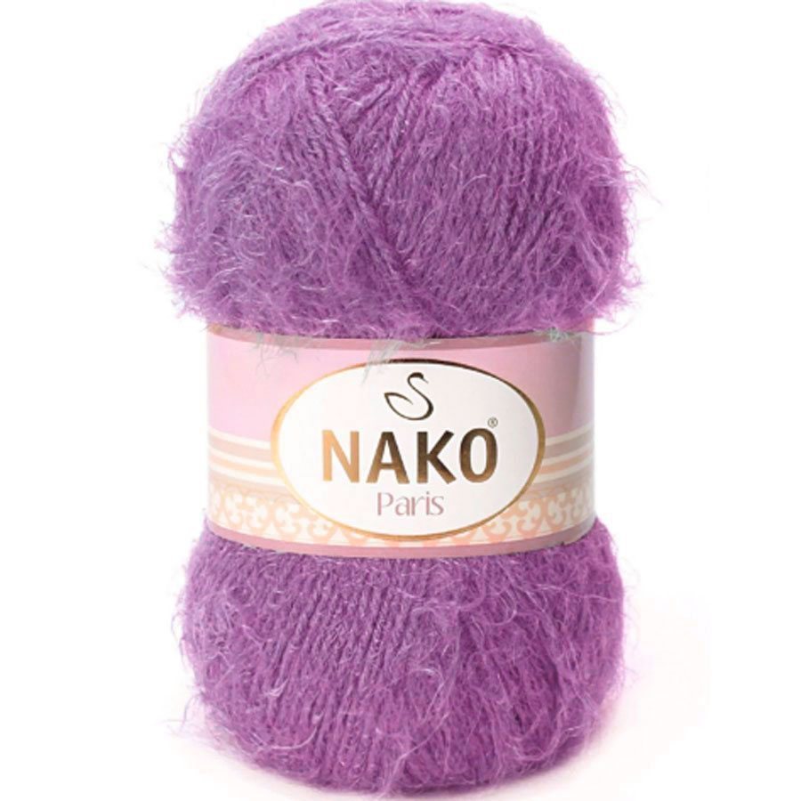 Пряжа Nako PARIS 6499 роз. сирень (5 мотков)