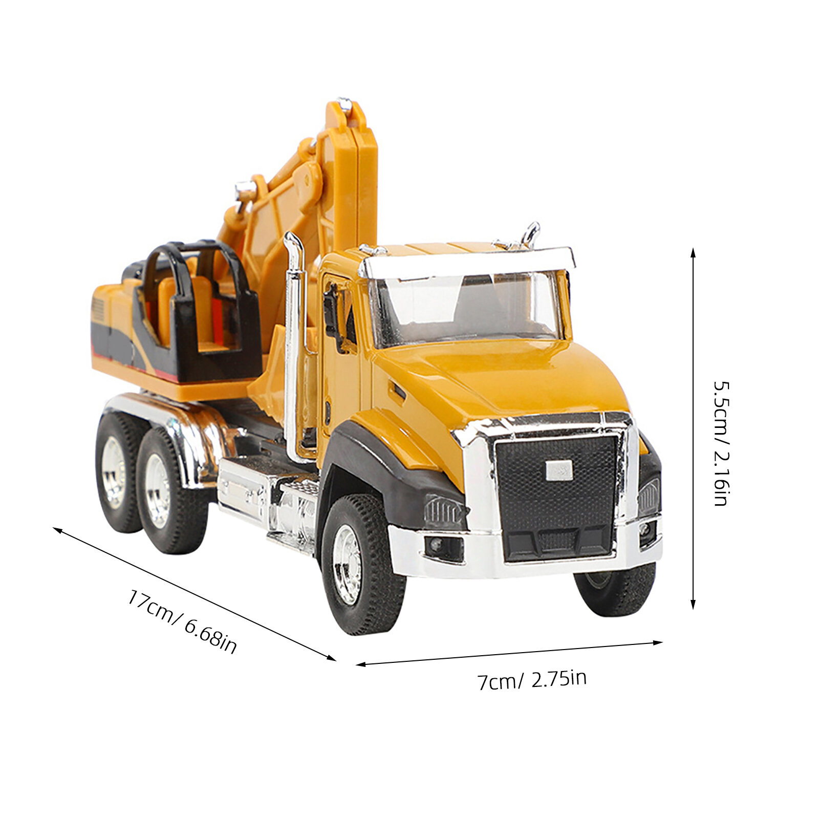 Игрушечный Автомобиль Конструктор Модель Строительной Техники 17x7 Cm