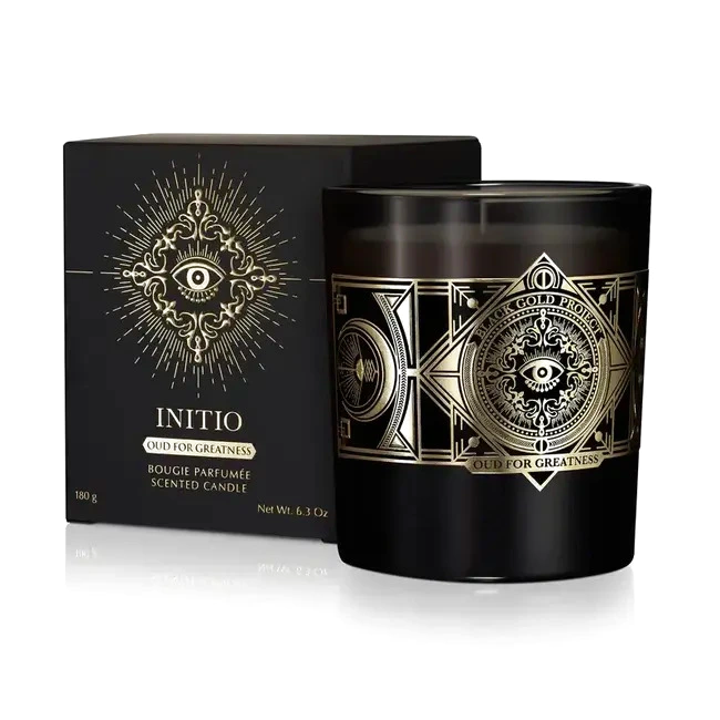 Свеча величественного аромата Инитио Уд Фо Грейтнесс 180 гр / Oud For Greatness