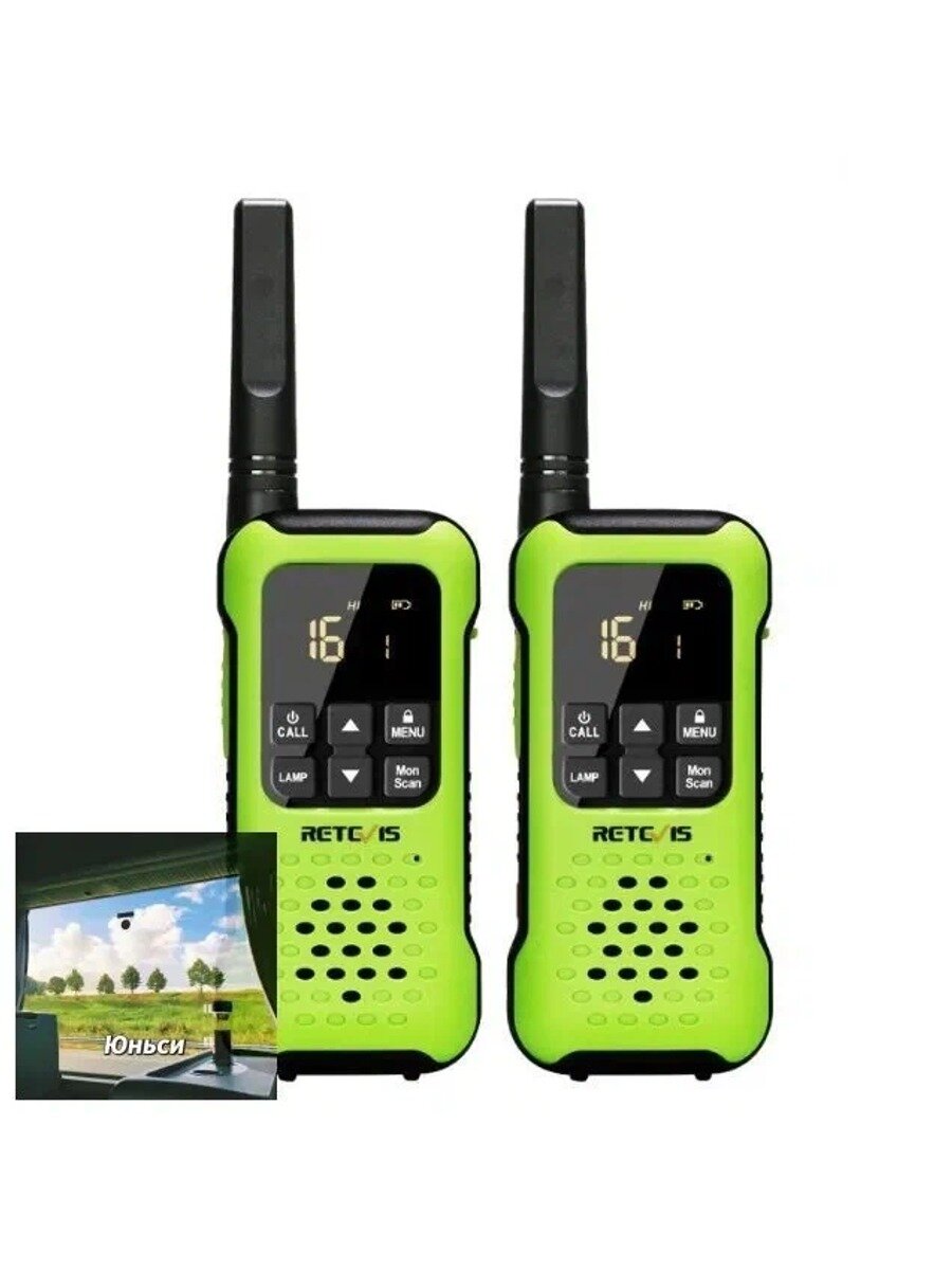 Рация RT649P с защитой IP67, аккумулятором 1200 мА·ч и клипсой на ремень