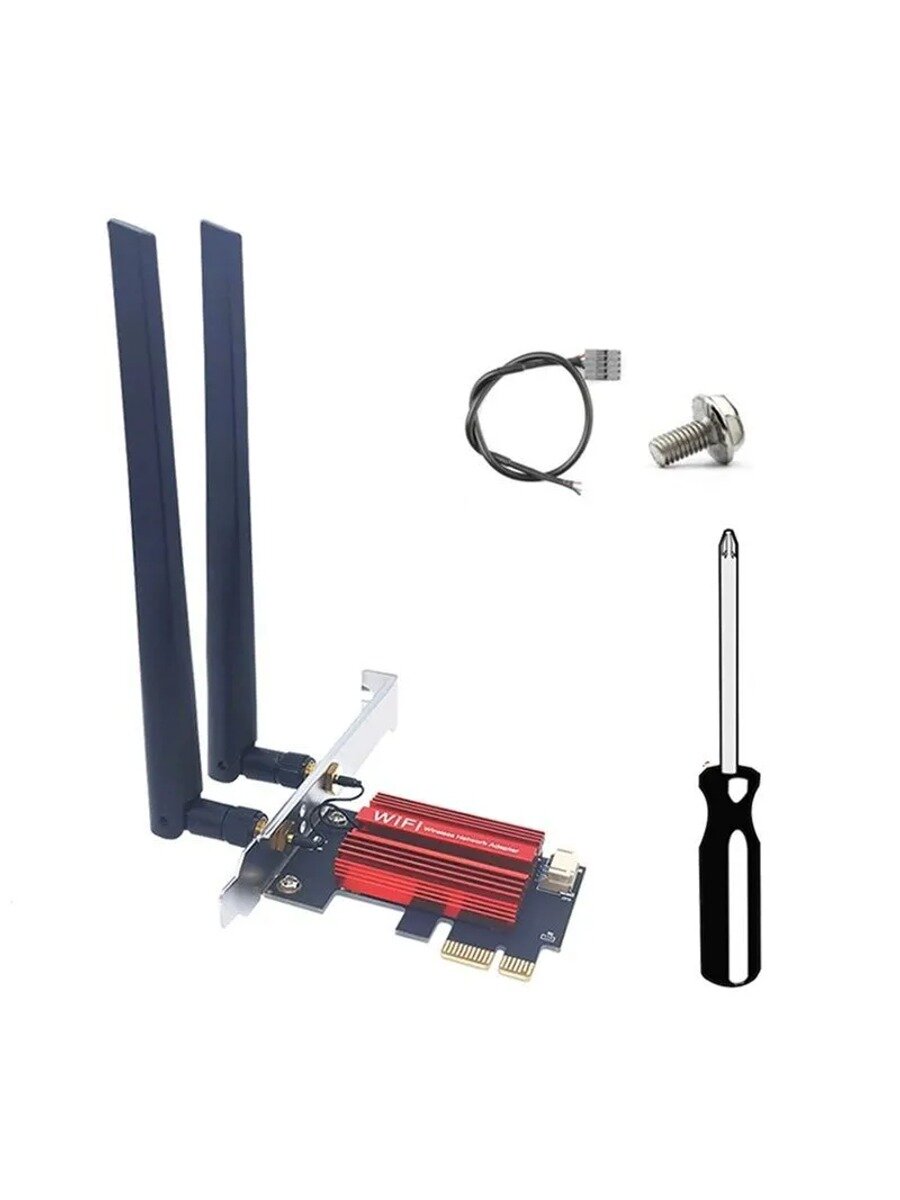 (T R) MT7925 WiFi 7 PCI-E Адаптер Карта Трехдиапазонный 2.4G/5G/6GHz 5374Mbps
