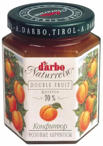 Конфитюр DARBO Розовый абрикос 70% /стекло/ 200г