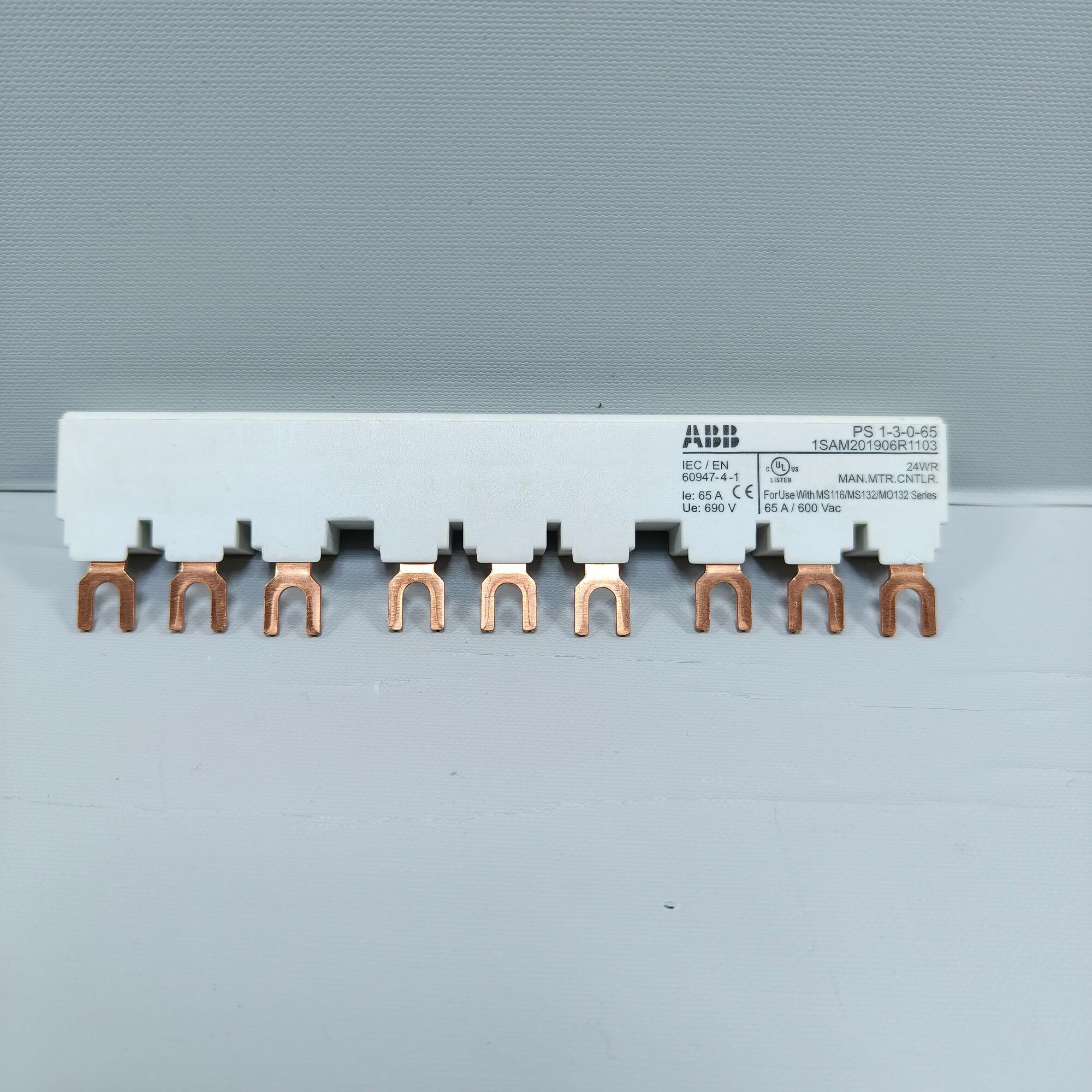 Трехфазная соединительная шина (гребенка) ABB PS 1-3-0-65
