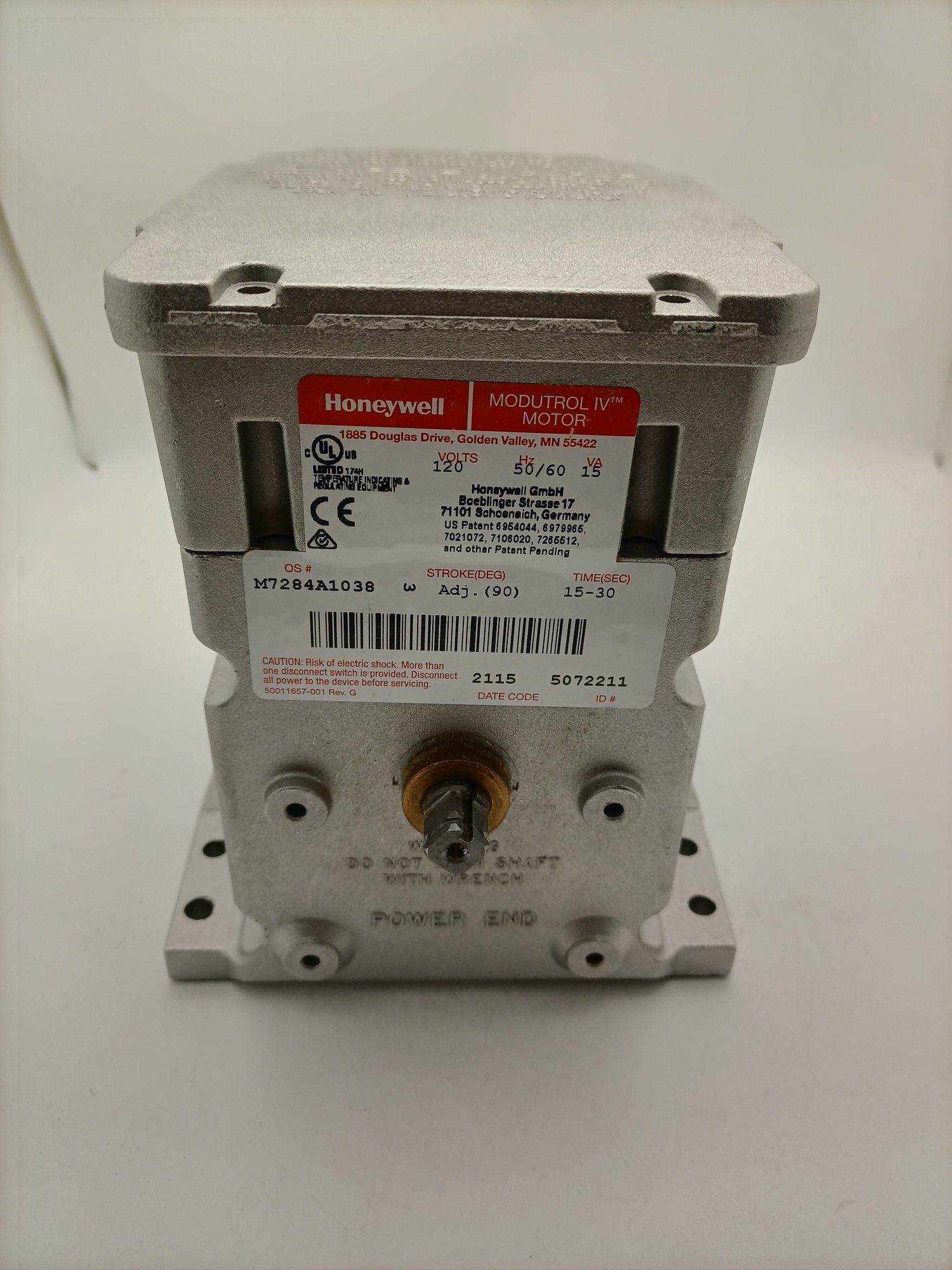 Электропривод заслонок и клапанов Honeywell M7284A1038, Modutrol IV, 150 lb-in, вход 4 20 мА