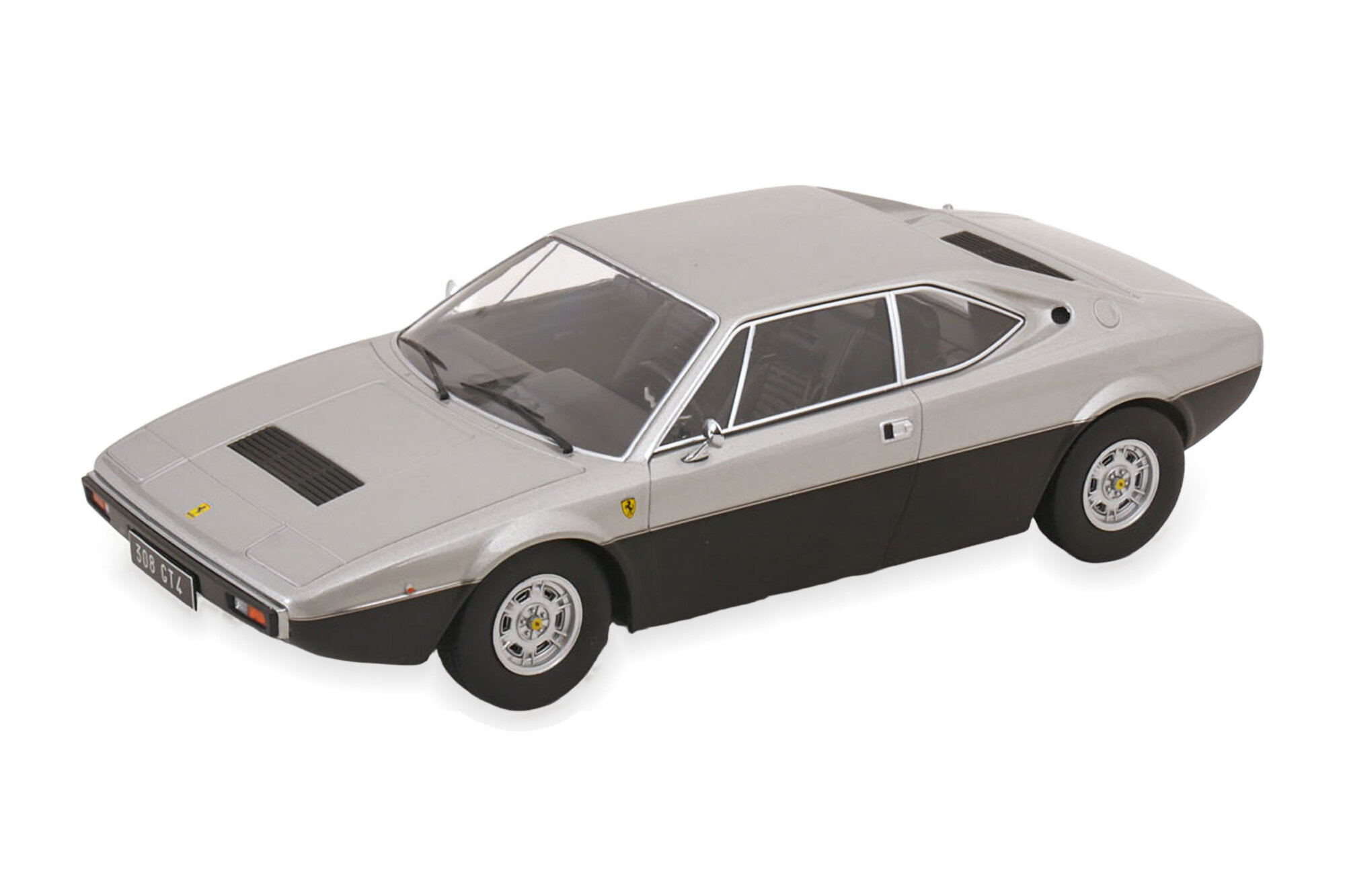 Модель коллекционная KK-SCALE Ferrari 308 GT4 1974 silver flatblack