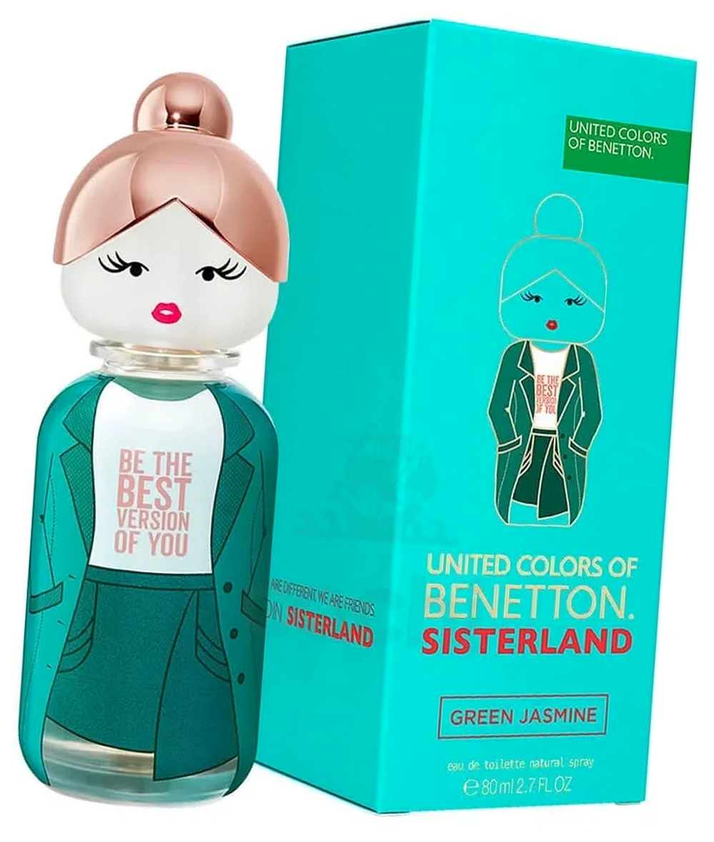 Женские духи Бенеттон Систерленд Грин Жасмин 80 мл - Benetton Green Jasmine