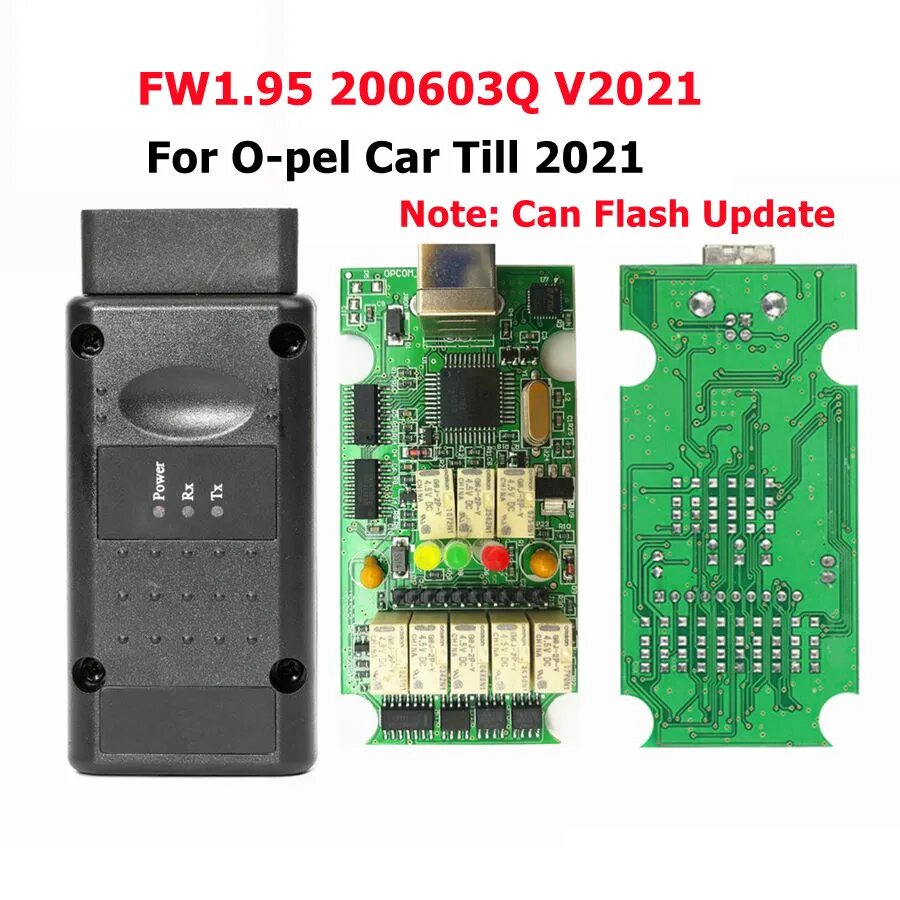 Диагностический сканер OPCOM 2021, 1,99, 1,95, 1,70, PIC18F458 FTDI, OPCOM, OBD V1.95 200603a V2021