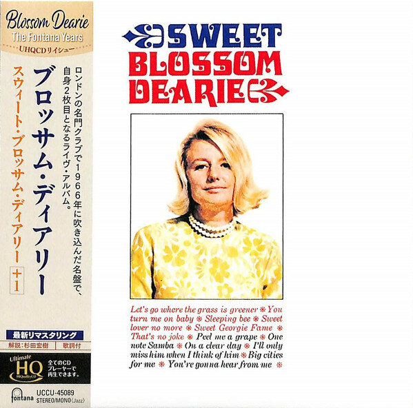Музыка CD Blossom Dearie - Sweet Blossom Dearie / UHQCD