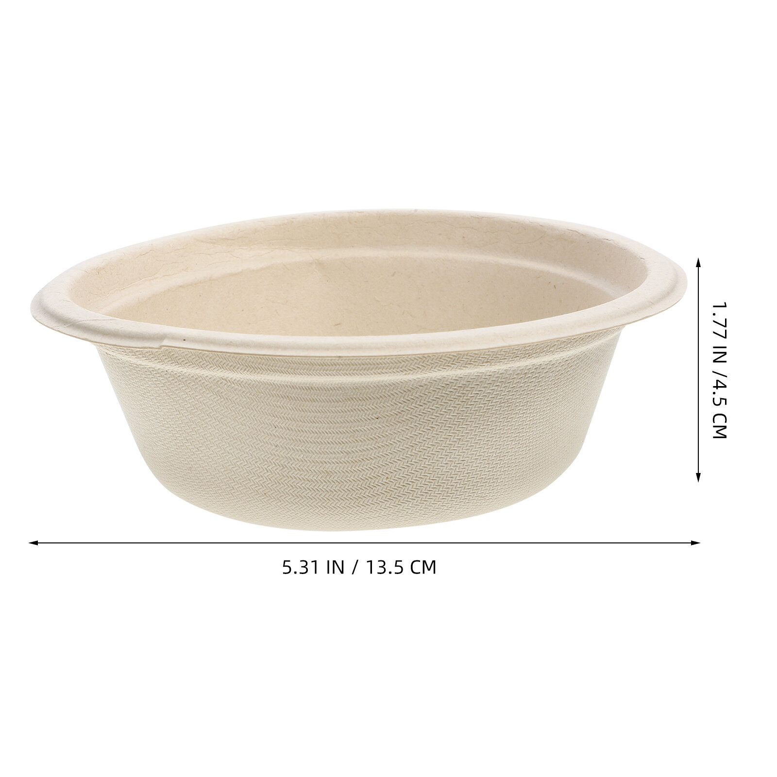 Диспетчерская Миска Для Кошек И Собак Бежевого Цвета 13.50X13.50X4.50Cm