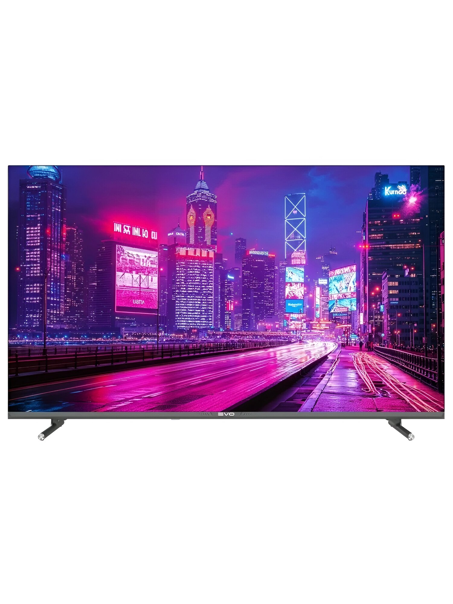 43" (109 см) Телевизор EVO TV 43 QLED, серый (Dire