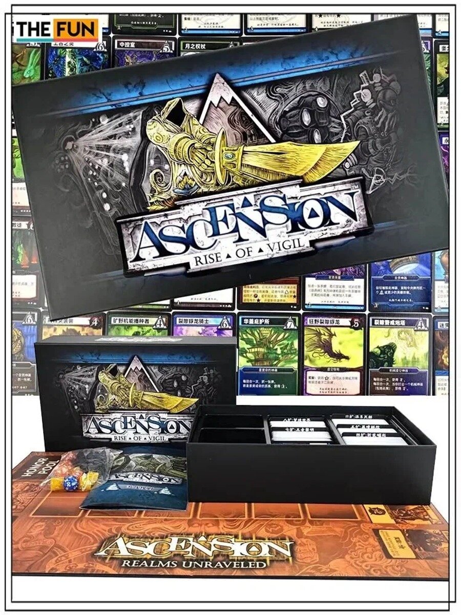 Настольная карточная игра Настольная Ascension Rise Of Vigil Игра (китайский) Новая версия игры