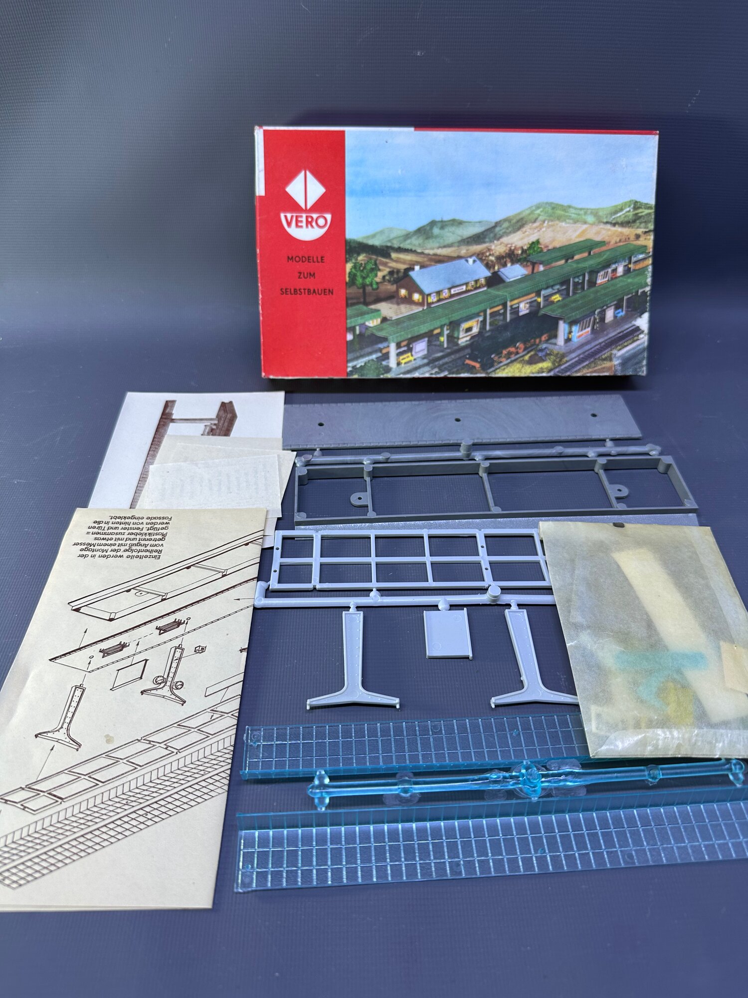 Модель Крытый Перрон Vero Modelle DDR (ГДР ) 1970-е, элемент ландшафта (Строение) HO (16,5 мм)
