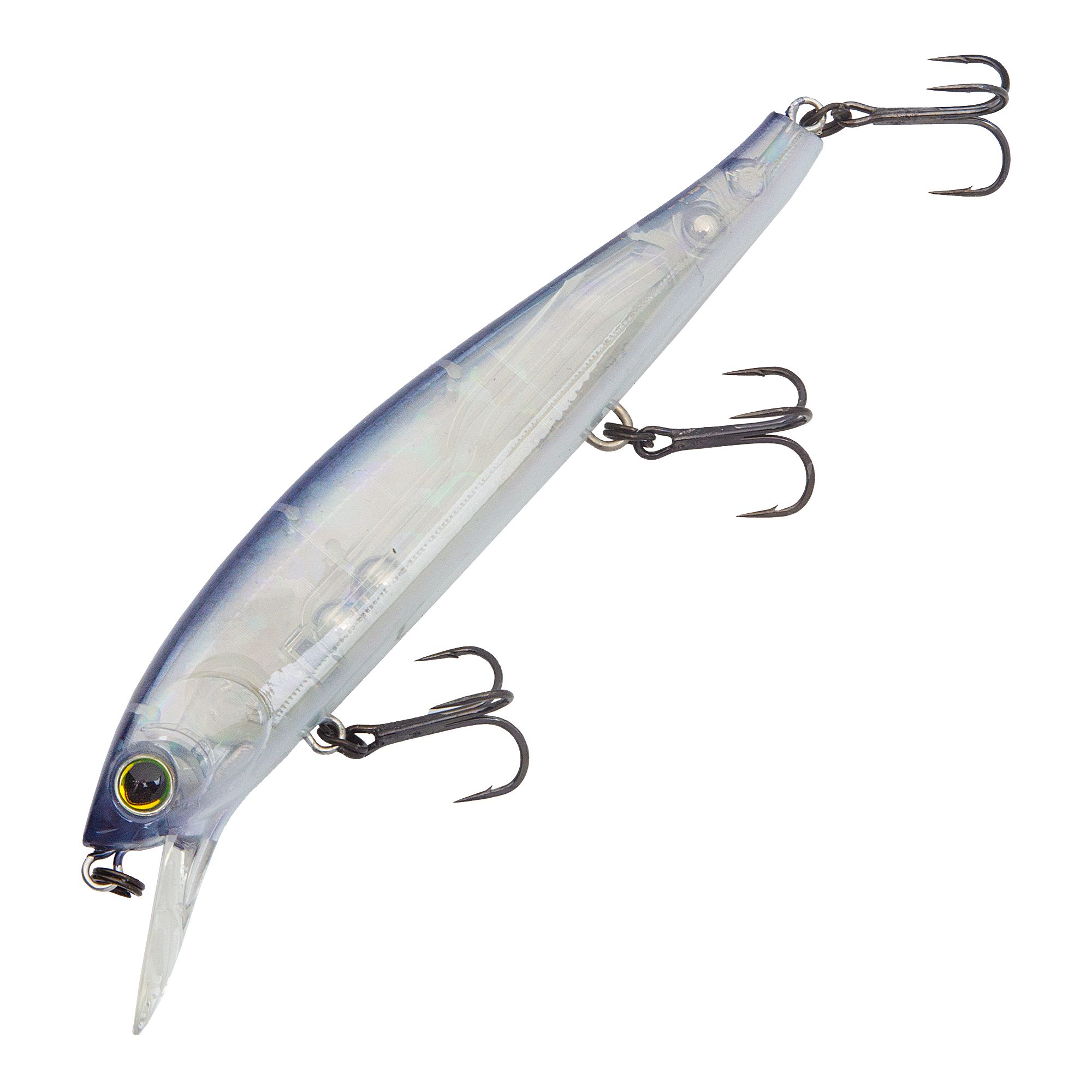 Воблер Duel Hardcore Minnow Flat 95 #GHPB, нейтральная плавучесть, 12 г.