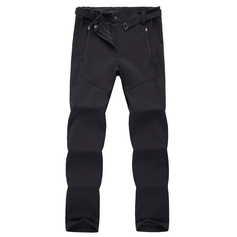 Брюки TRVLWEGO для пешего туризма, катания на лыжах, термософтшелл, Asian size XL, Women black