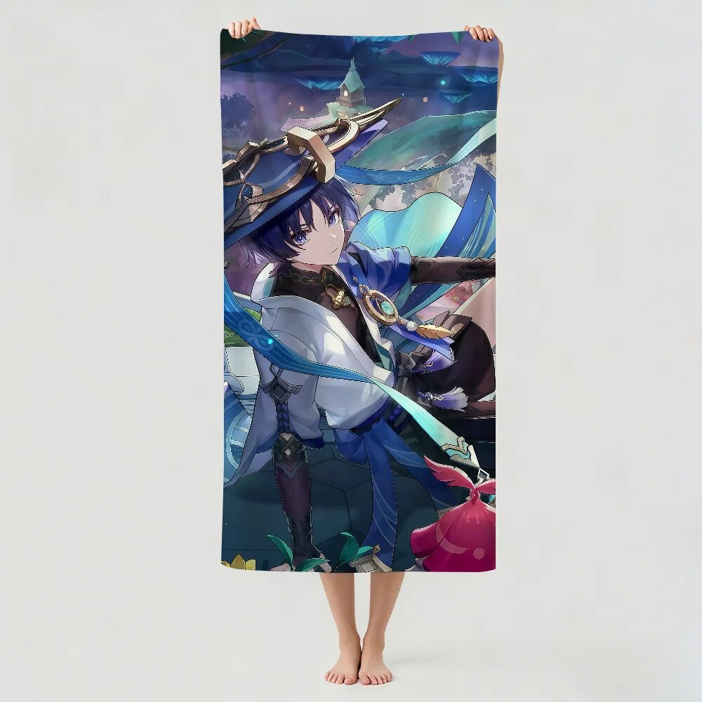 Полотенце Genshin Impact Wanderer Hasbro STJ40x70CM, 1