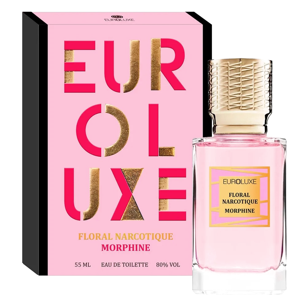 Унисекс туалетная вода Euroluxe Floral Narcotique Morphine 55 мл - Евролюкс Флорал Наркотик Морфин