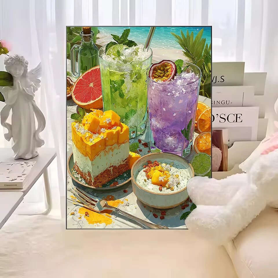 Алмазная картина Cake Diamond Painting FD SQ 50x70cm, WKL650319-G