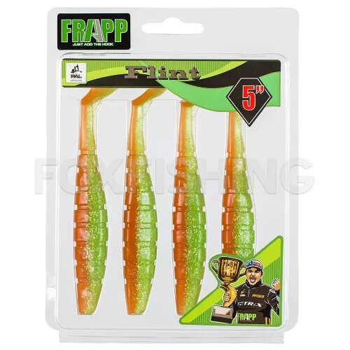Силиконовая приманка Frapp Flint 5 13см. 4шт. вес: 13,5гр. #28