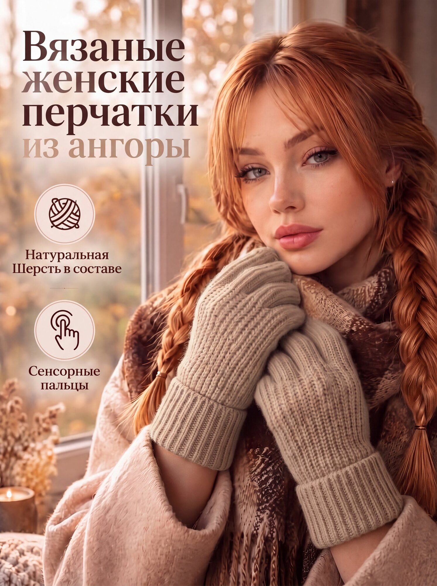 Перчатки для женщин