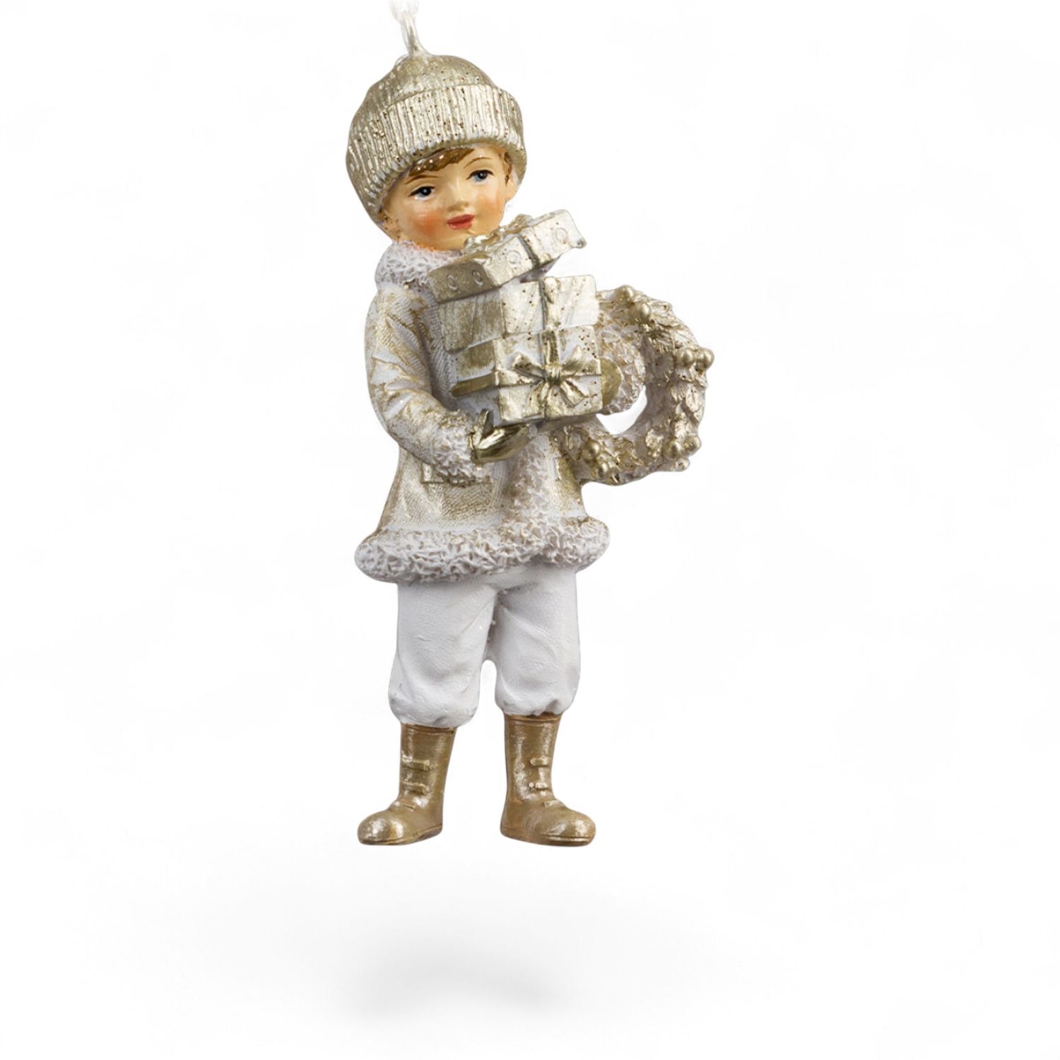 Украшение ERICHKRAUSE DECOR* Мальчик с подарками 10см 66213