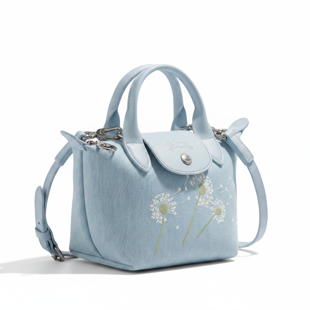 Сумка Longchamp, фактура тиснение — фото 1
