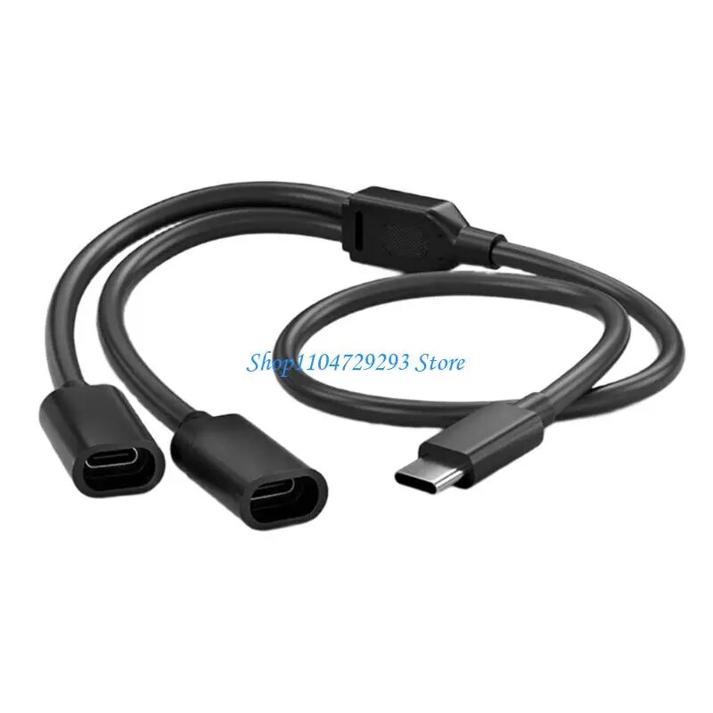 Y2GD Разветвитель USB Type C для солнечных камер видеонаблюдения Black