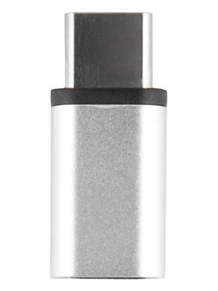 Адаптер-переходник для компьютера Red Line Micro USB-Type-C серебристый