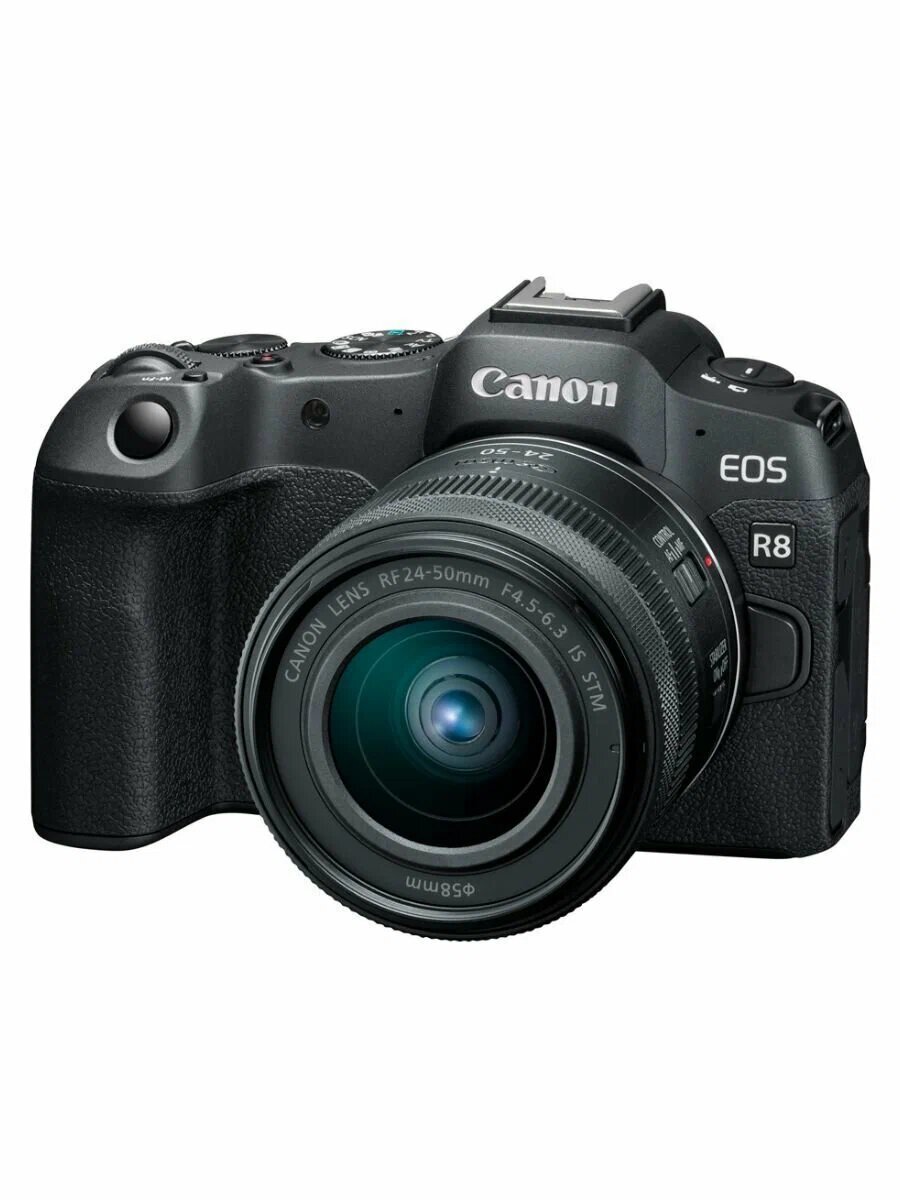 Фотоаппарат Canon EOS R8 Kit RF 24-50mm f/4.5-6.3 IS STM, черный