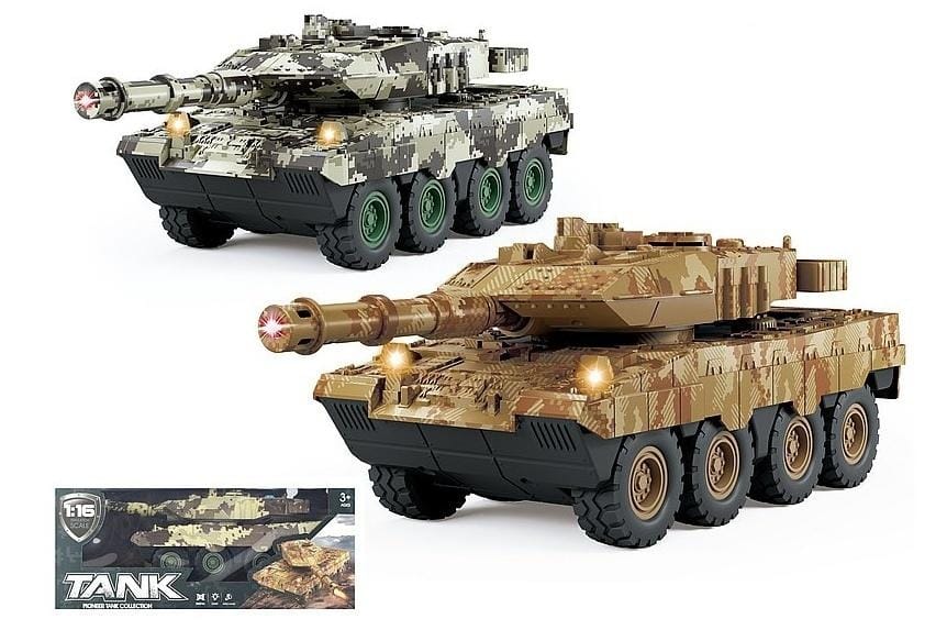 Игрушечный танк Adar, военная машина, зеленый, 1 шт
